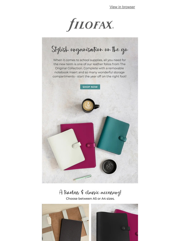 Filofax: The Original Folio | Perfect for storing your planning tools ...
