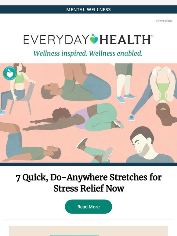 LIfescript: 7 Quick, Do-Anywhere Stretches for Stress Relief Now | Milled