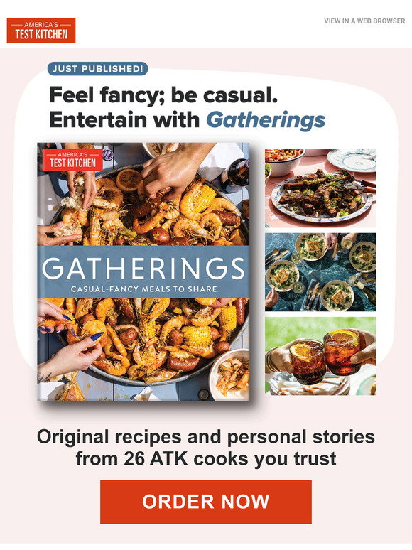 America's Test Kitchen: What Dan Souza serves his guests... | Milled