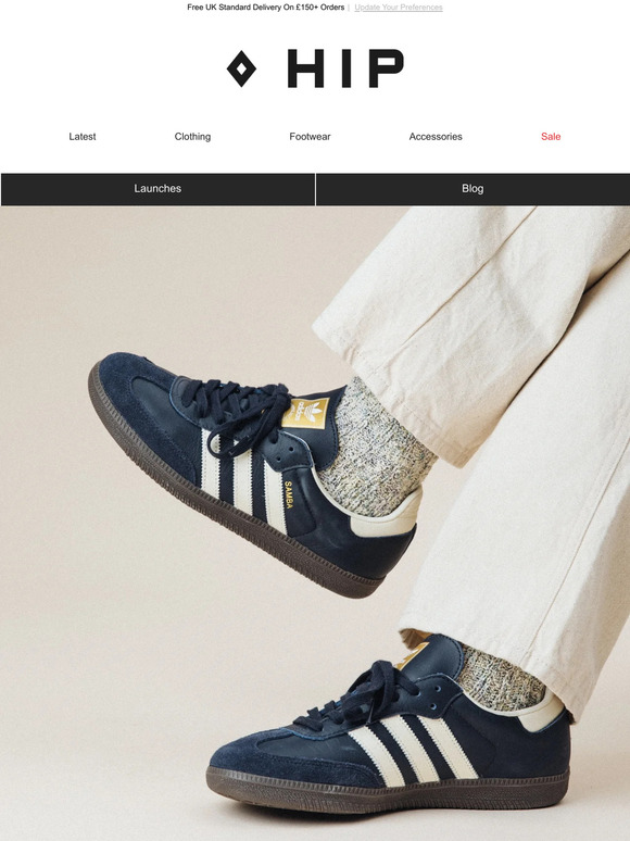 The Hip Store: The adidas Originals Samba OG Returns In Navy | Milled