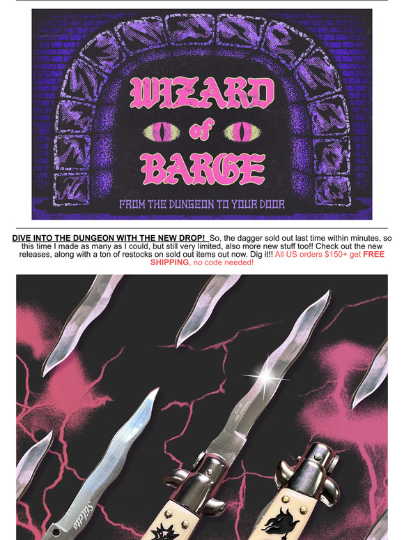 Wizard of Barge: New Drop is Live!! | Milled