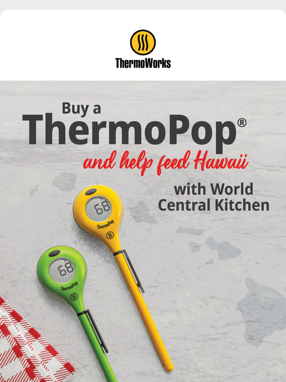 ThermoWorks: Help Feed Hawaii with a $12.60 ThermoPop | Milled