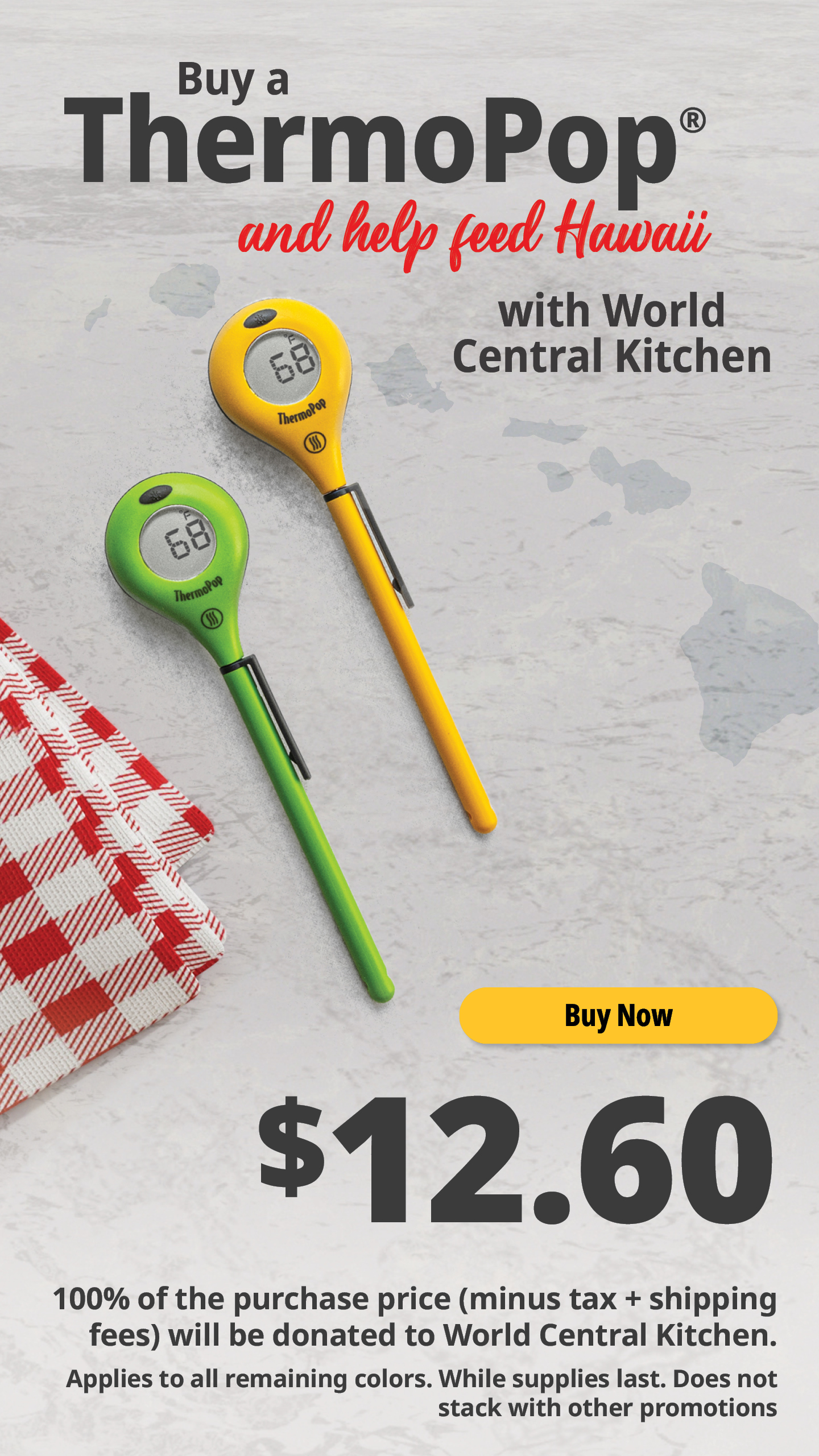 ThermoWorks: Help Feed Hawaii with a $12.60 ThermoPop | Milled
