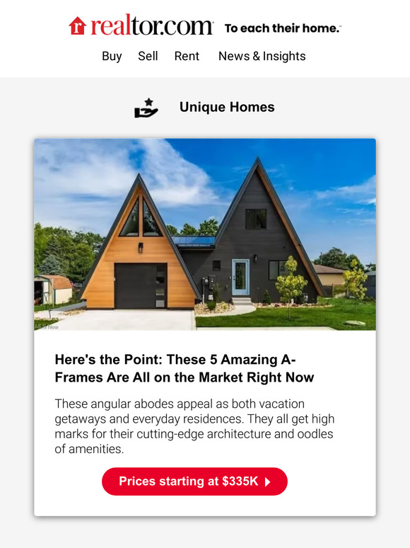 Realtor: 5 amazing A-frame homes on the market right now | Milled