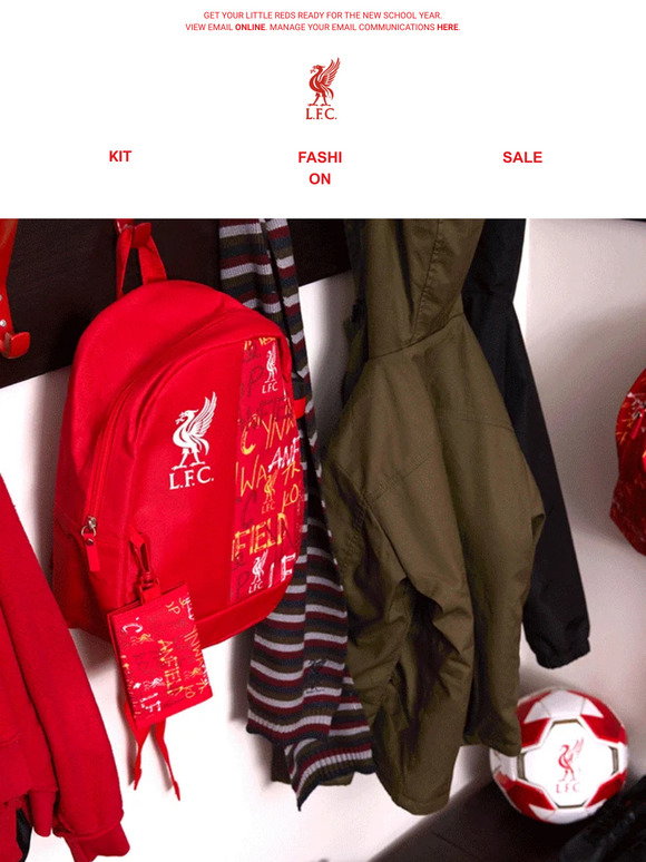 Liverpool FC: Kit the kids out with our Back to School Essentials. | Milled