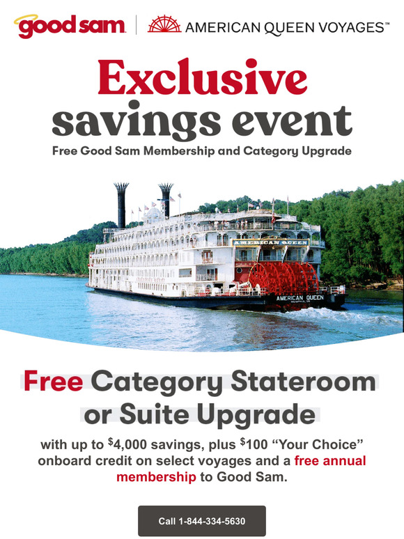 Good Sam: 🚢 Pack you bags! A CRUISE offer you can't miss… | Milled