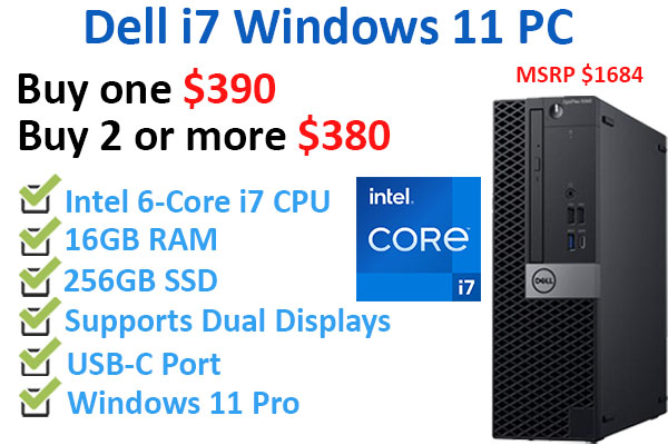 Discount Electronics: ⚡ Modern Dell i7 Windows 11 PC 77% OFF | FULLY ...