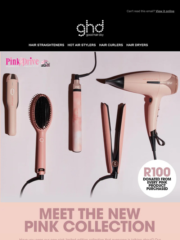 ghd: Just Landed… NEW ghd Pink Collection 🎀 | Milled