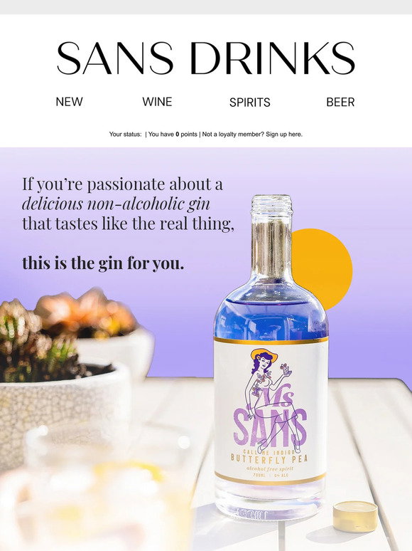 Sans Drinks: Our most BEAUTIFUL and LOW SUGAR Non-Alcoholic Gin 😍 | Milled