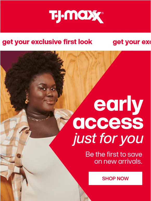 TJ Maxx: Hey, insider—you've got early access! | Milled