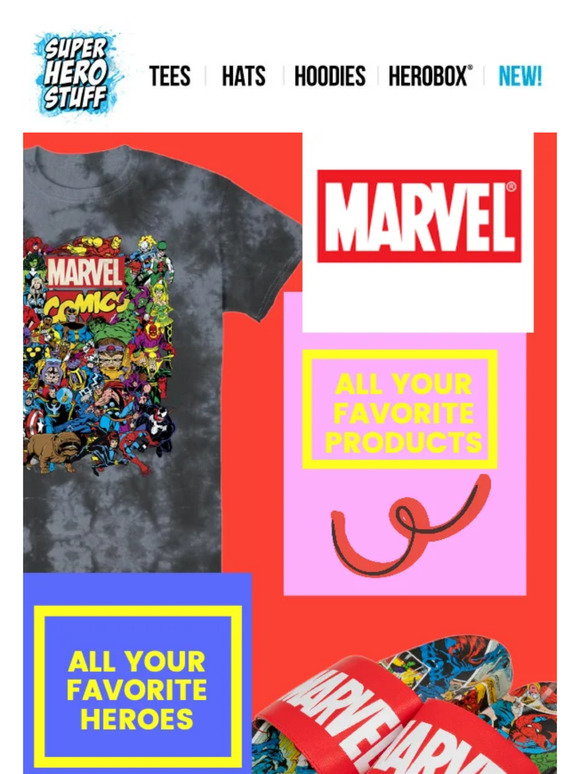 SuperHeroStuff: Show your love for all things Marvel... | Milled