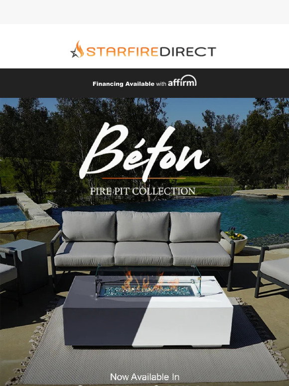 Starfire: Our Most Popular Fire Pit Now Comes In Graphite and White ...