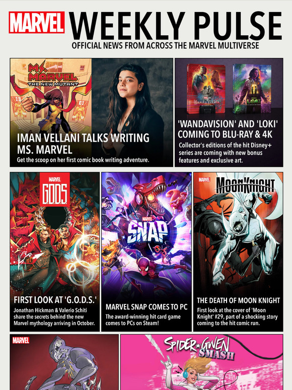 Marvel: Marvel’s Weekly Pulse 8/25: Disney+ Series Coming to Blu-Ray ...