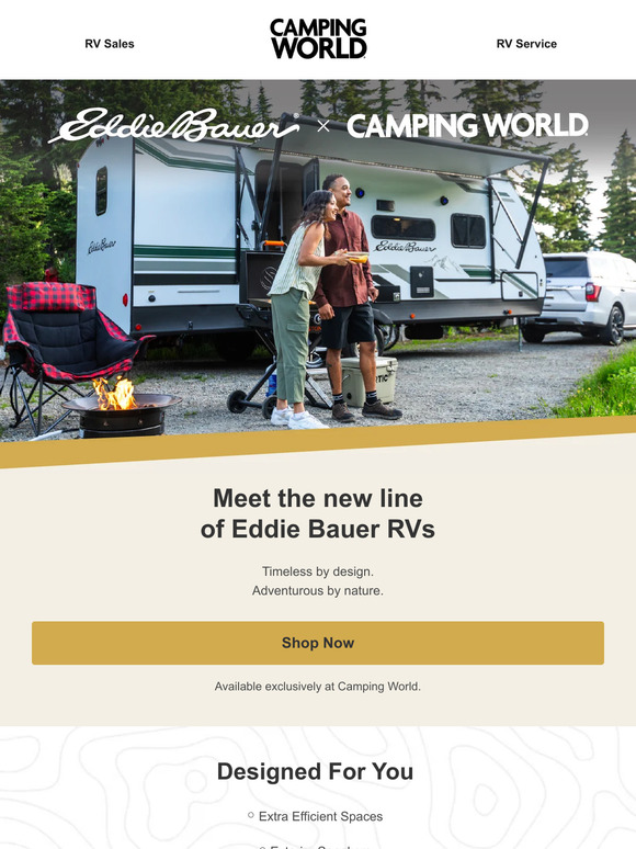 Camping World: Introducing the new line of Eddie Bauer RVs! | Milled