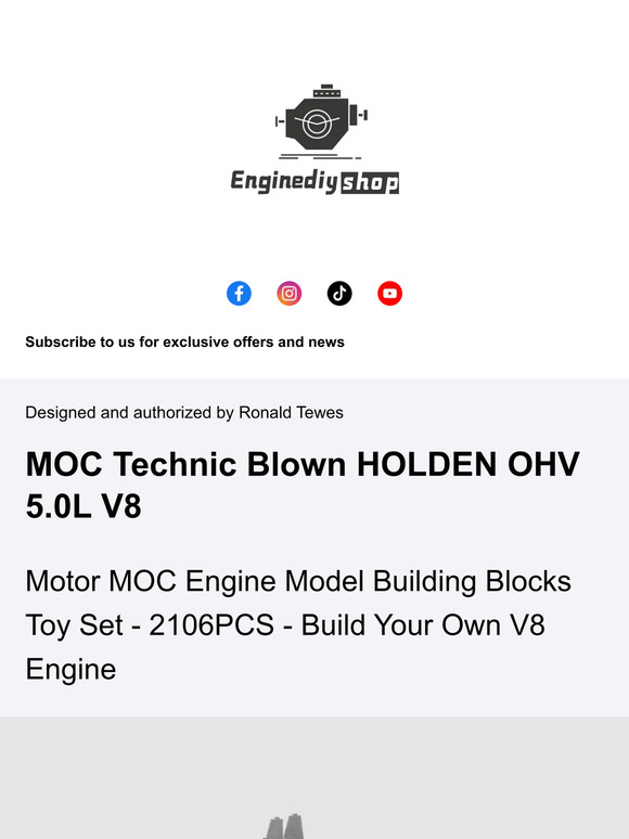 Enginediy: New Super V8 Engine Coming!!! | Milled