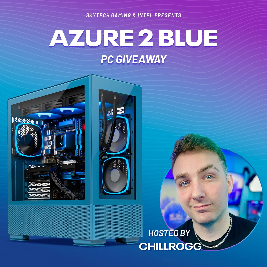 Skytech Gaming: Upgrade to an eye-catching special edition blue Azure 2 gaming PC! Enter to win ...