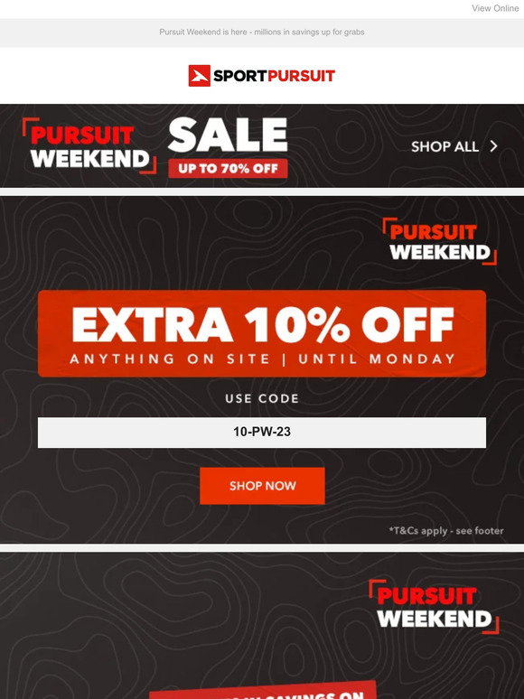 SportPursuit: Extra 10% Off + Millions In Savings Off Rab, Montane ...