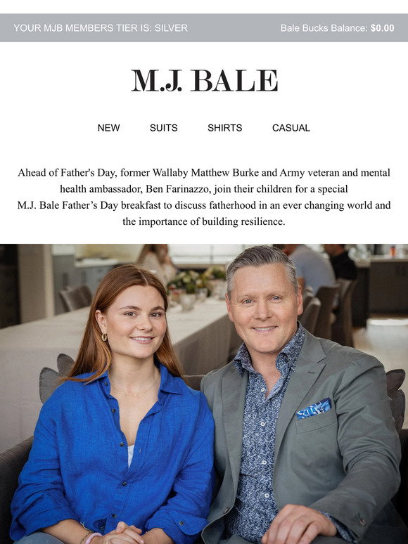 M.J. Bale: Pa Excellence: Matthew Burke and Ben Farinazzo On Fatherhood ...