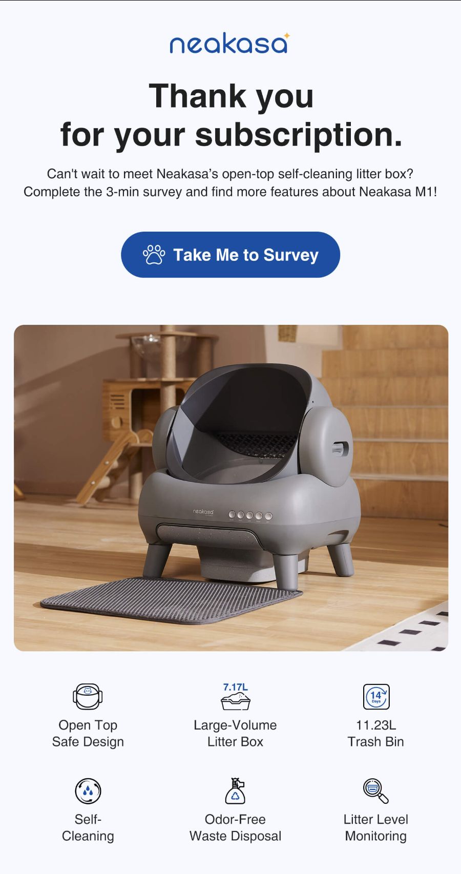 Neakasa: New Pet Companion Coming! Neakasa M1 Open-Top Self-Cleaning ...