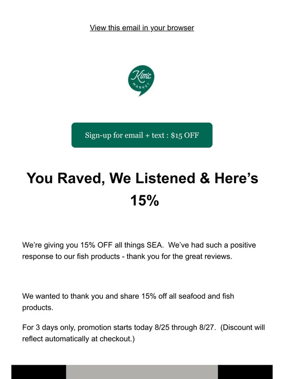 Kim'C Market: Only For You 🐟 | Milled