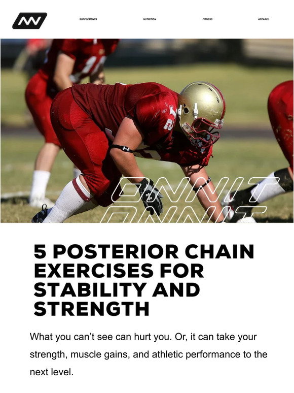 Onnit: 5 Posterior Chain Exercises For Stability And Strength | Milled