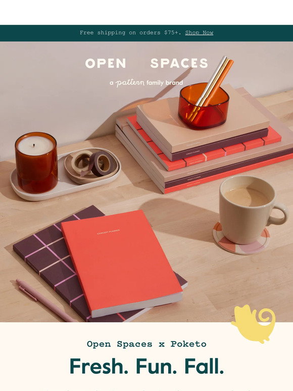 Open Spaces: Cozy-season desk organization with our sister brand Poketo ...