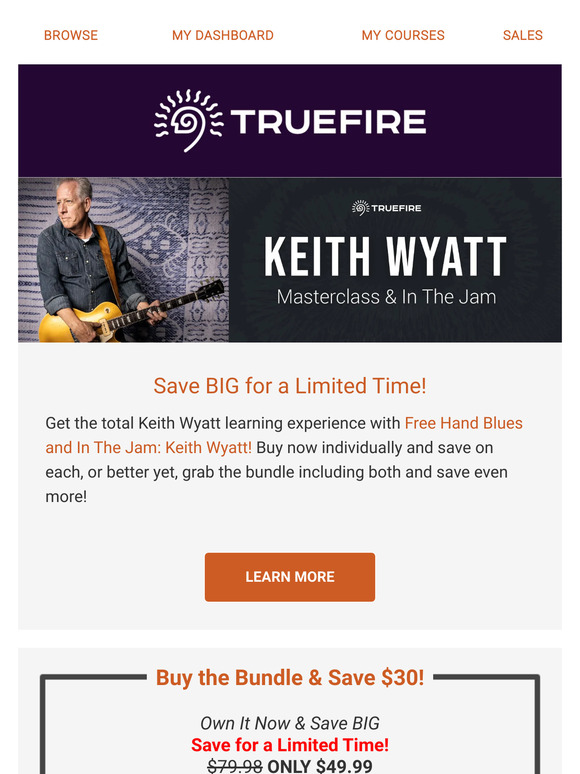 TrueFire: 🎸 For You: Keith Wyatt Masterclass & In The Jam | Milled