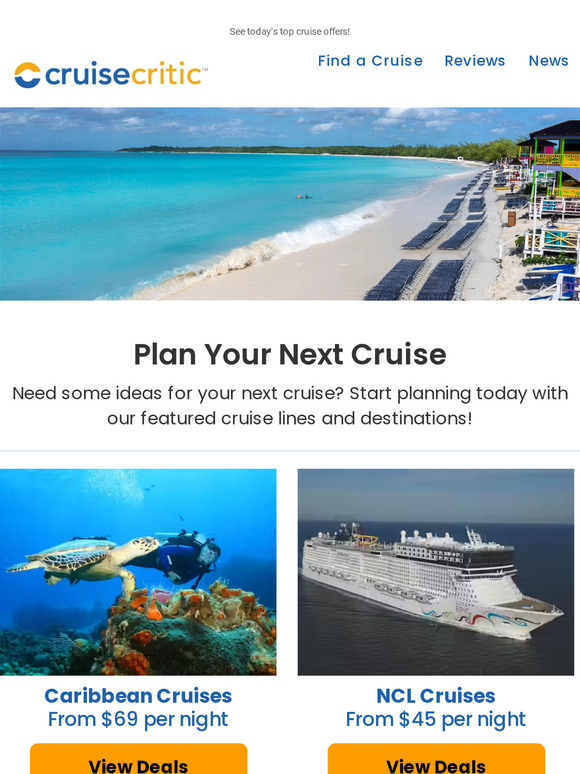 Cruise Critic: Start planning your next cruise! Prices start from $36 ...