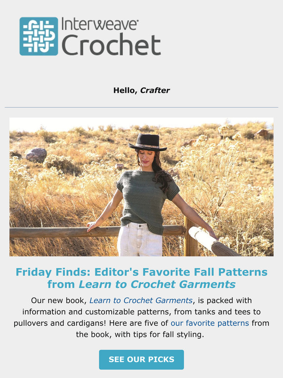 Interweave: 5 Must-Make Crochet Garments to Improve Your Skills | Milled