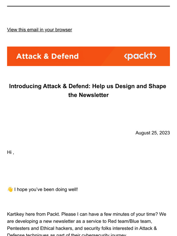 Packt: Introducing Attack & Defend | Milled