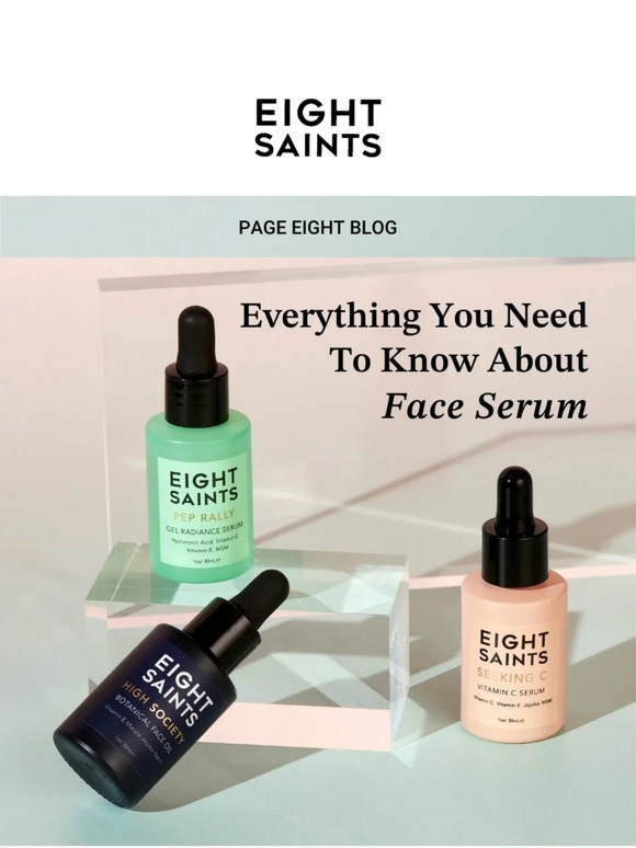 Eight Saints: Explore the world of face serums 🌎 | Milled