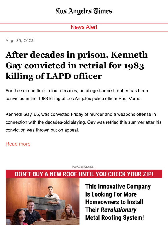 Los Angeles Times: After decades in prison, Kenneth Gay convicted in ...