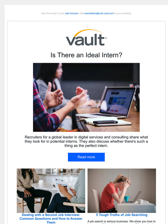 Vault: Is there such a thing as an ideal intern? | Milled
