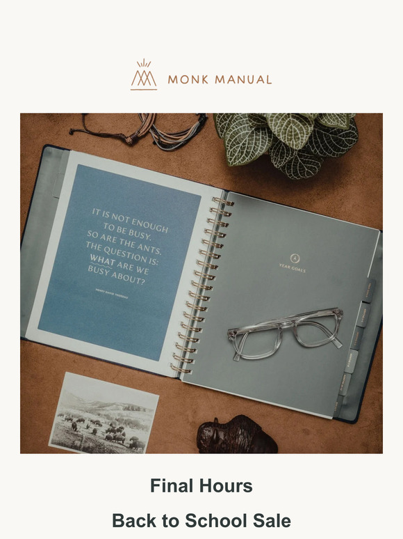 Monk Manual: Back2School: Only 12 Hours Left to Save $100 on Life Atlas ...