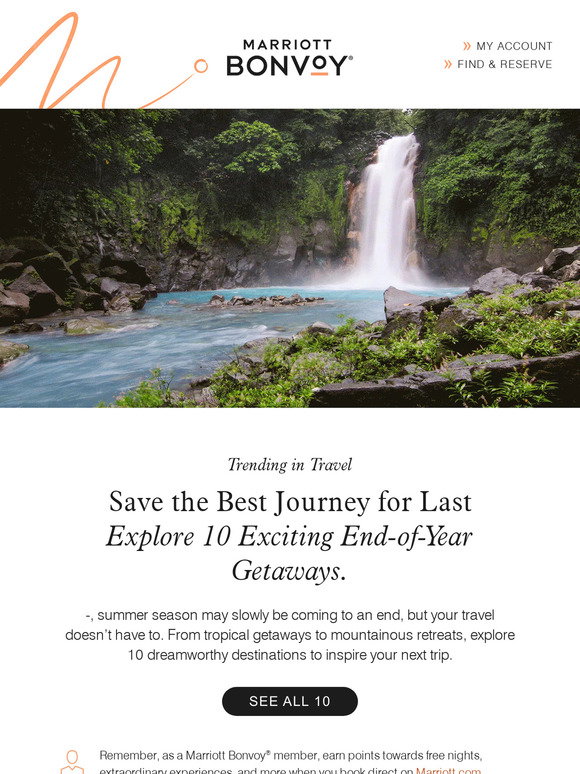 Marriott International - UK & Ireland: 10 End-of-Year Escapes With ...
