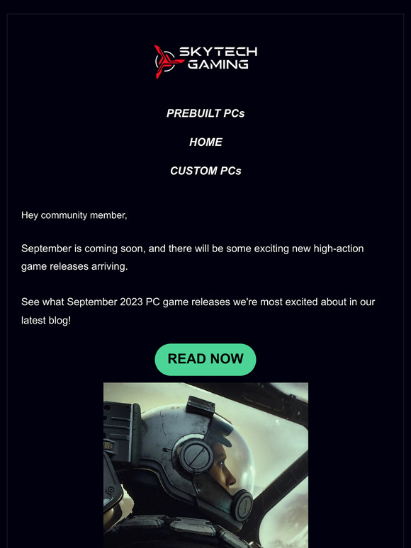 Skytech Gaming: See what PC games we're excited for in September 2023! | Milled