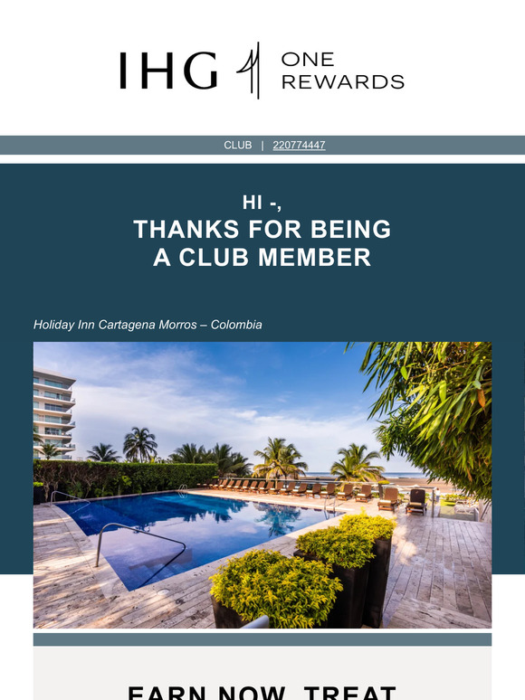 InterContinental Hotels Group: —, your August IHG One Rewards ...