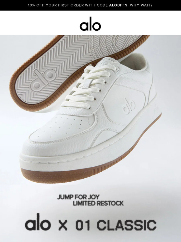 Alo: The ALO SNEAKER IS BACK 🔥 | Milled