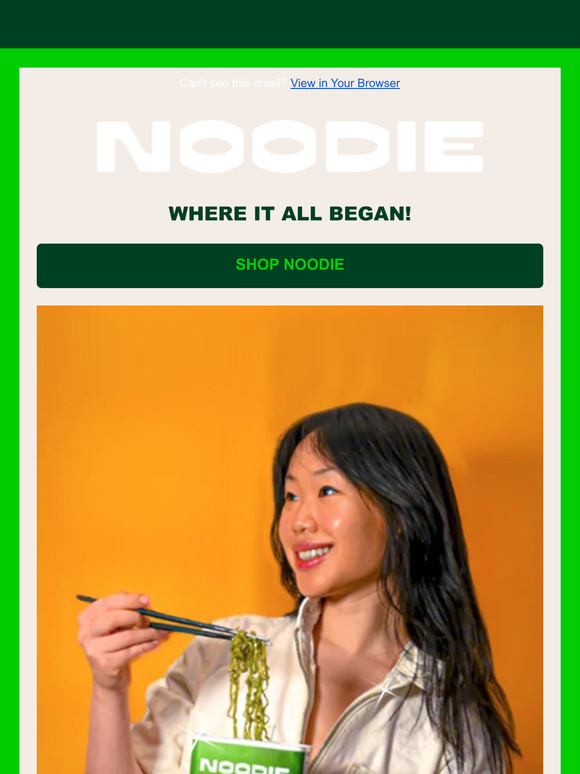 Noodie: Nice to meet you, I'm Isabel the founder of NOODIE | Milled