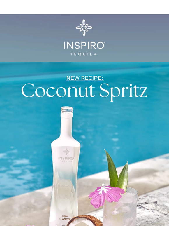 Inspiro Tequila: NEW RECIPE: Coconut Spritz | Milled