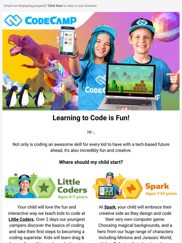 CodeCamp: Did you know learning to code is FUN? | Milled