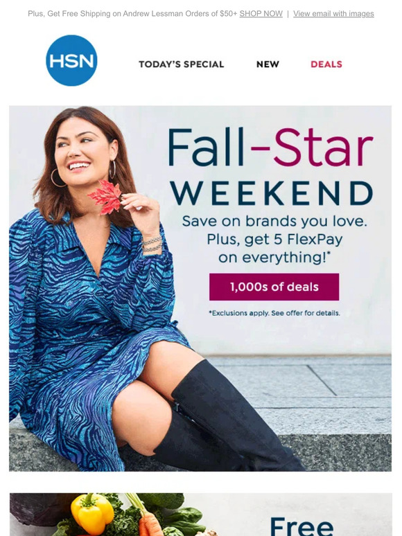 HSN Email Newsletters: Shop Sales, Discounts, and Coupon Codes