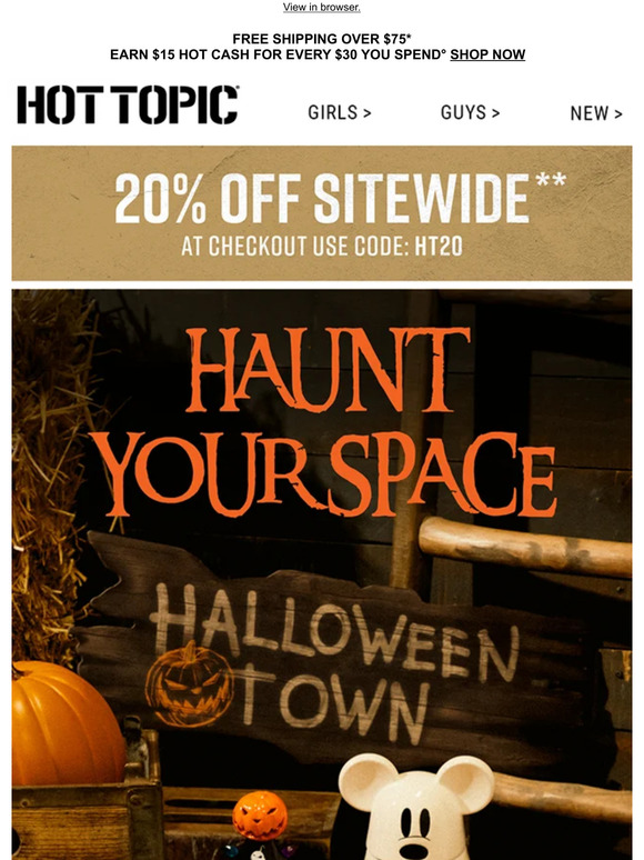 Hot Topic: Conjure a BOO-tiful crypt 🕸️ with new Halloween decorations ...