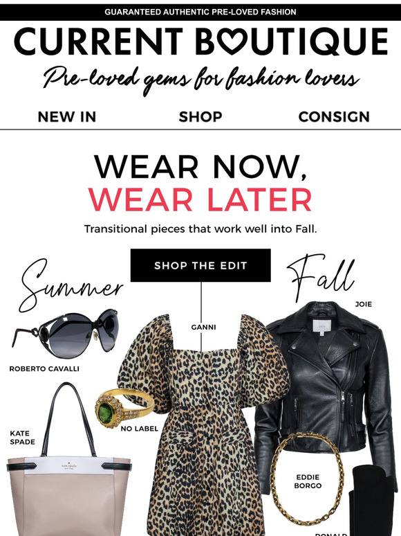 Current Boutique: Wear Now & Wear Later 🤩 | Milled