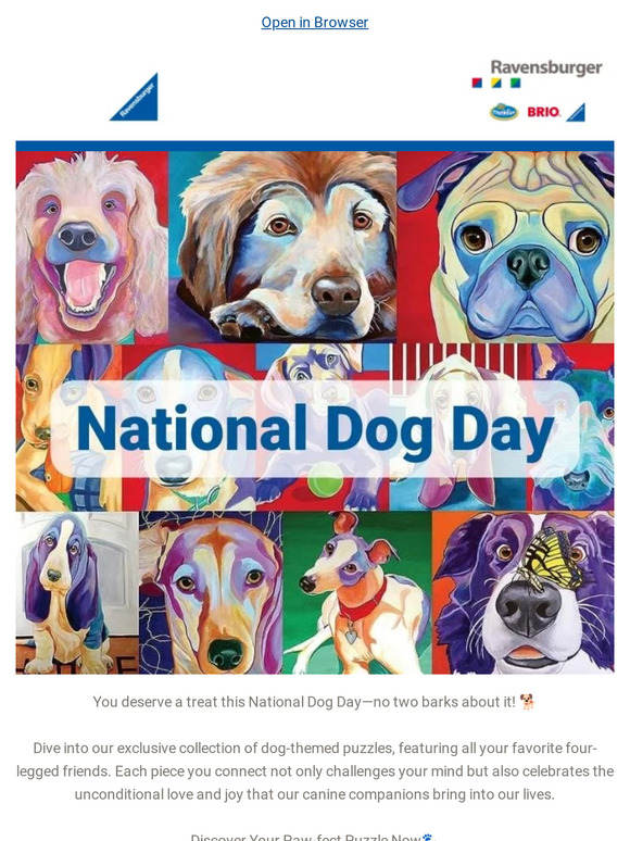 Ravensburger: Unleash the Fun: Dog-Themed Puzzles for National Dog Day ...