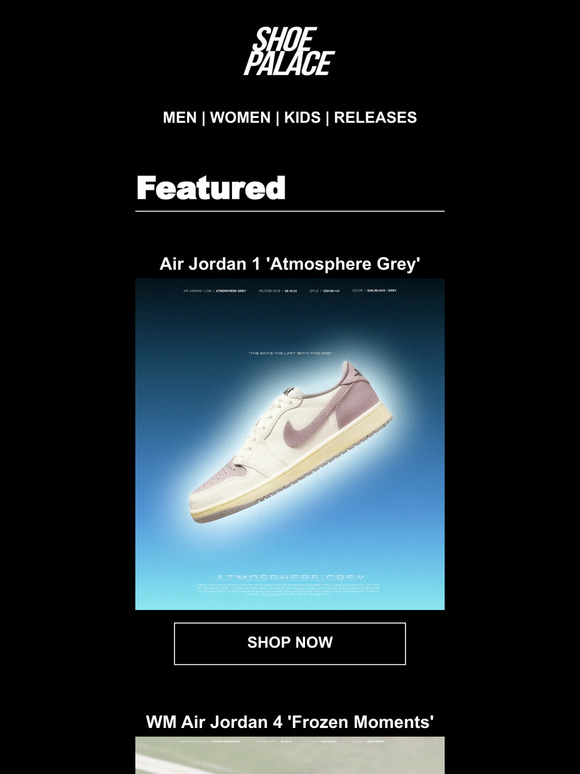 Shoe Palace: The Air Jordan 1 'Atmosphere Grey' just dropped | Milled