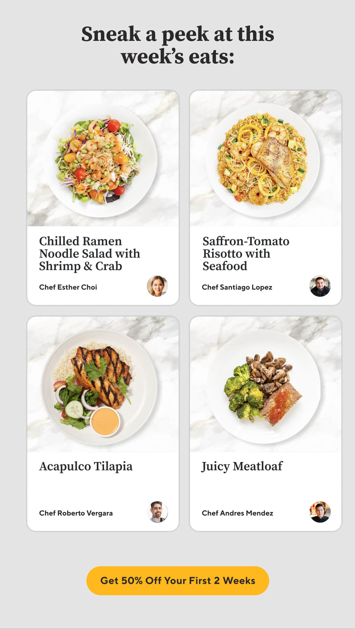 Cook Unity: Satisfy Your Cravings: 50% off your first 2 weeks of ...