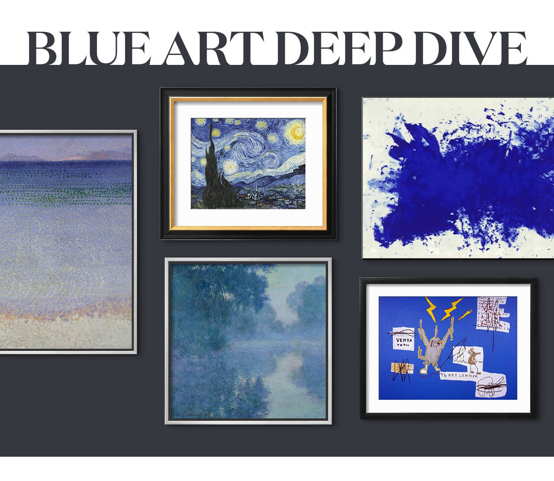 Art.com: Deep dive into blue art by the masters! | Milled
