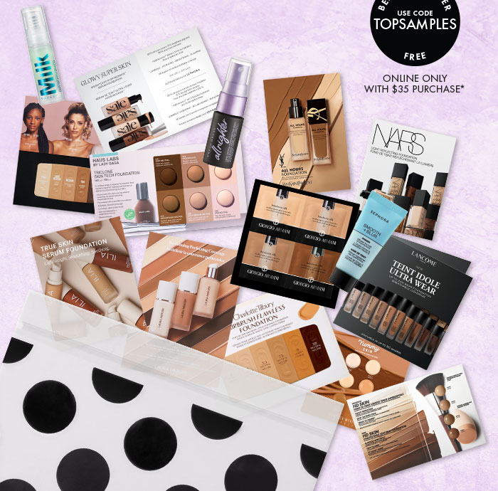 Sephora: FREE foundation samples inside 👀 (with $35 min. spend) | Milled
