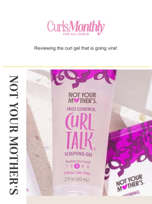 Curls Monthly: Reviewing the viral curl gel: | Milled